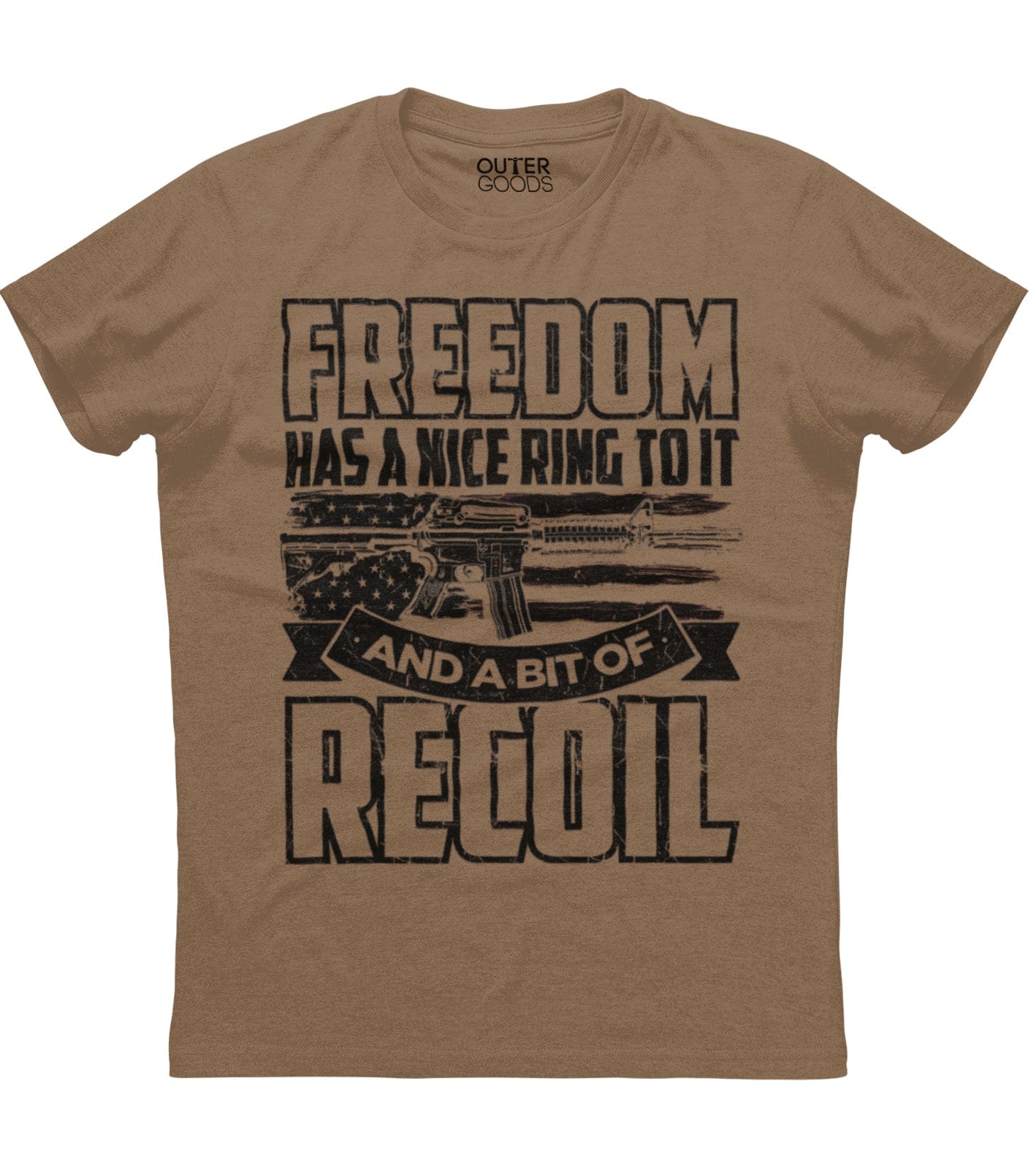 Freedom has a nice ring to it t-shirt (o) – Outergoods